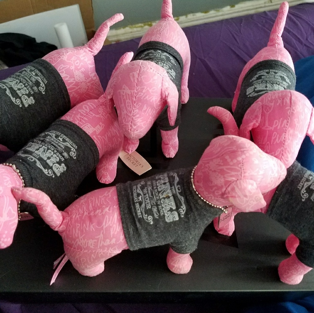 6 Vs Pink Mini Dogs - Gem